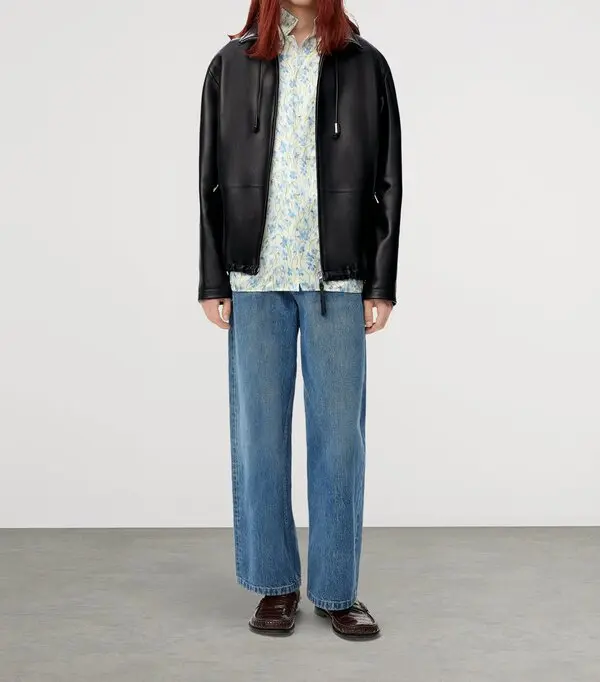 Loewe Leather Track Jacket