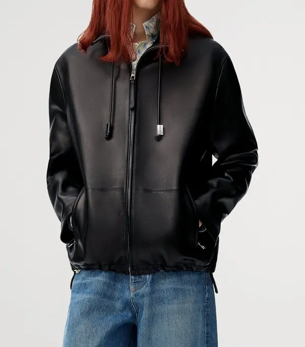 Loewe Leather Track Jacket