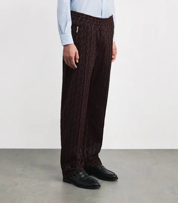 Drole De Monsieur Monogram Trackpants