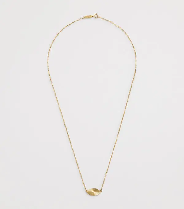 JENNIFER MEYER Yellow Diamond Evil Eye Necklace