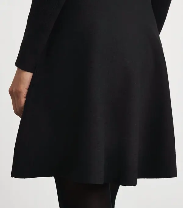 Claudie Pierlot Knit Bow-detail Mini Dress