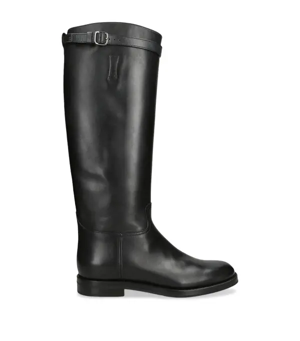 Church's Leather Knee-high Boots - Black