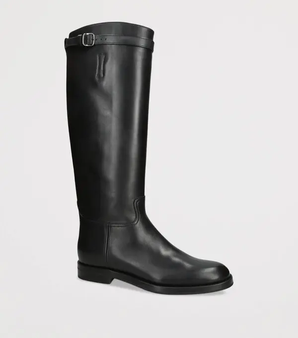 Church's Leather Knee-high Boots - Black