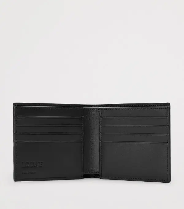 Loewe Grained Leather Puzzle Edge Wallet - Black