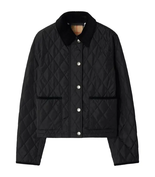 Burberry Quilted Field Jacket - Black