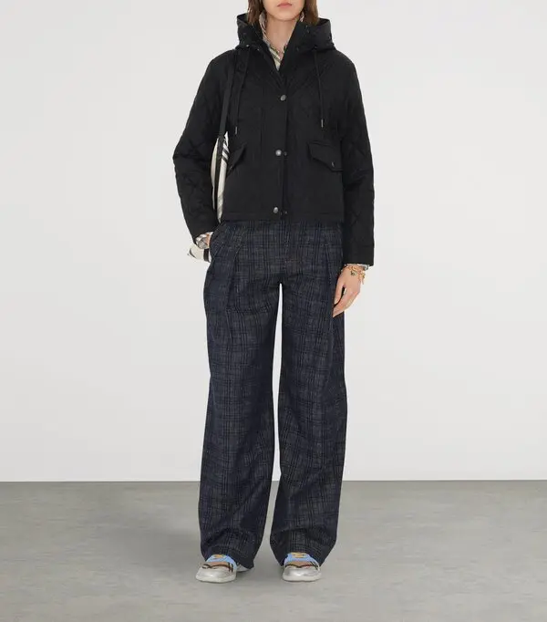 Burberry Hooded Field Jacket - Black