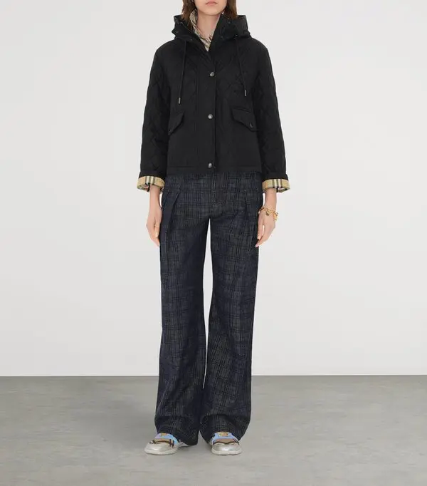 Burberry Hooded Field Jacket - Black