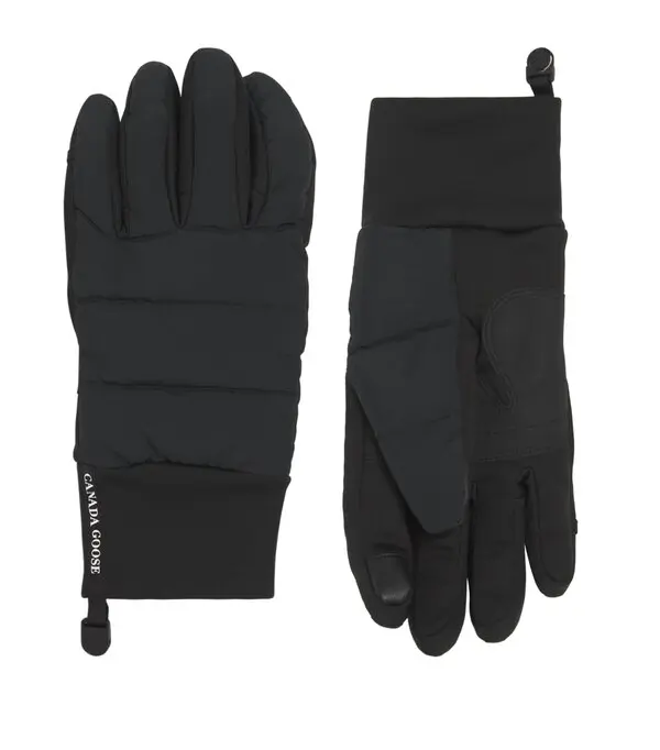 Canada Goose Down-filled Puffer Gloves - Black