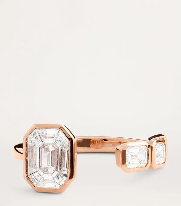 Shay East/west Floating Diamond Ring