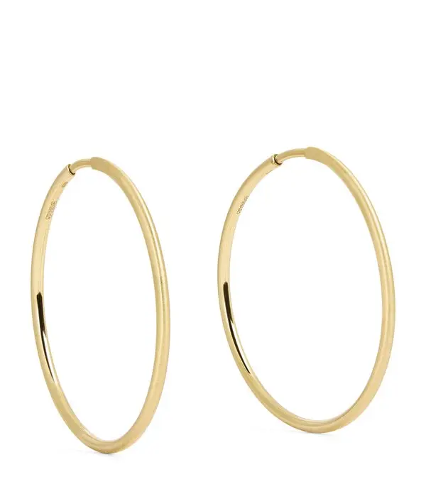 JADE TRAU Pia Plié Hoop Earrings - Gold