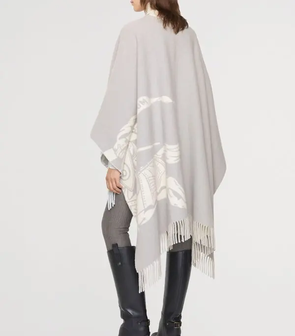Burberry Wool-cashmere Ekd Cape