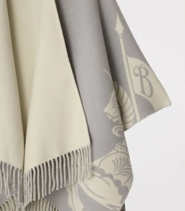 Burberry Wool-cashmere Ekd Cape