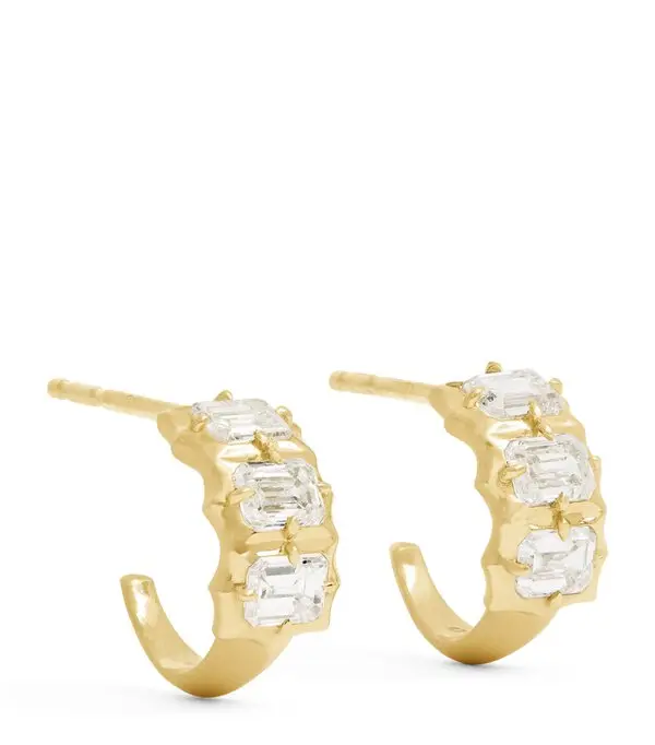 JADE TRAU Alchemy Vanguard Hoop Earrings - Gold