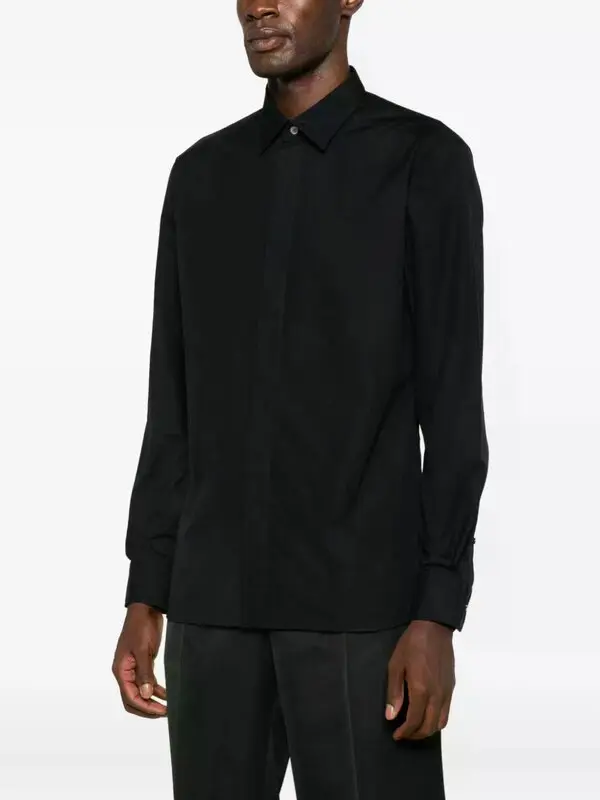 Zegna Cotton Shirt - Black