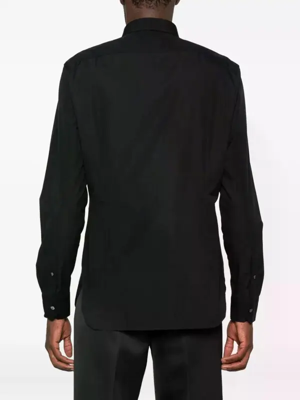Zegna Cotton Shirt - Black