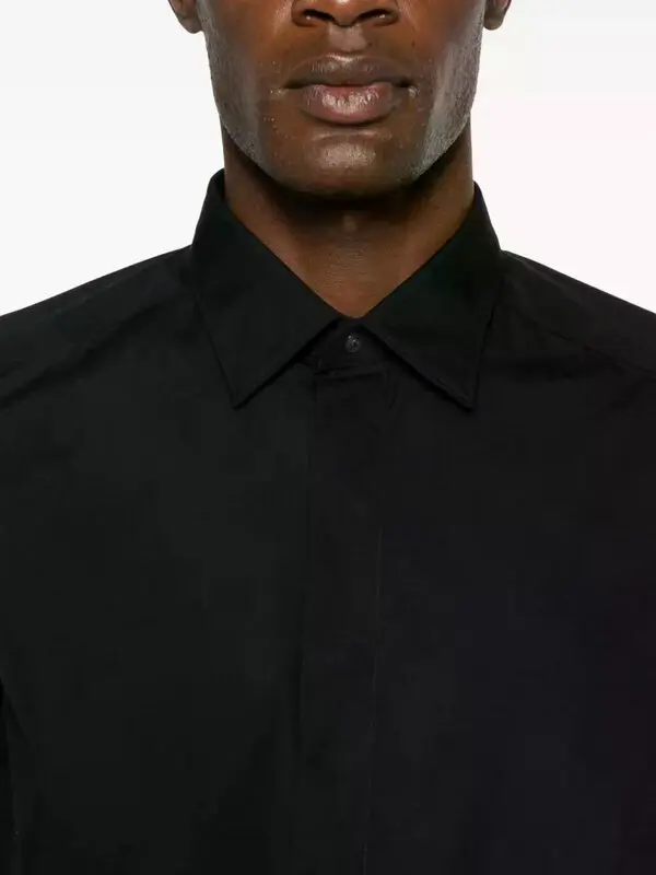 Zegna Cotton Shirt - Black