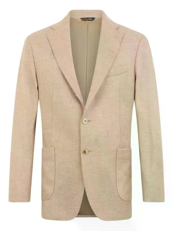 Brooks Brothers Wool-cashmere Blend Blazer - Neutrals