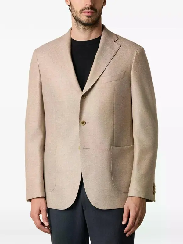 Brooks Brothers Wool-cashmere Blend Blazer - Neutrals