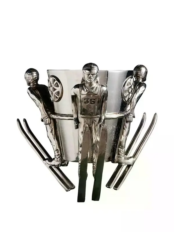 CU I SEEYOU Skier Ice Bucket - Silver
