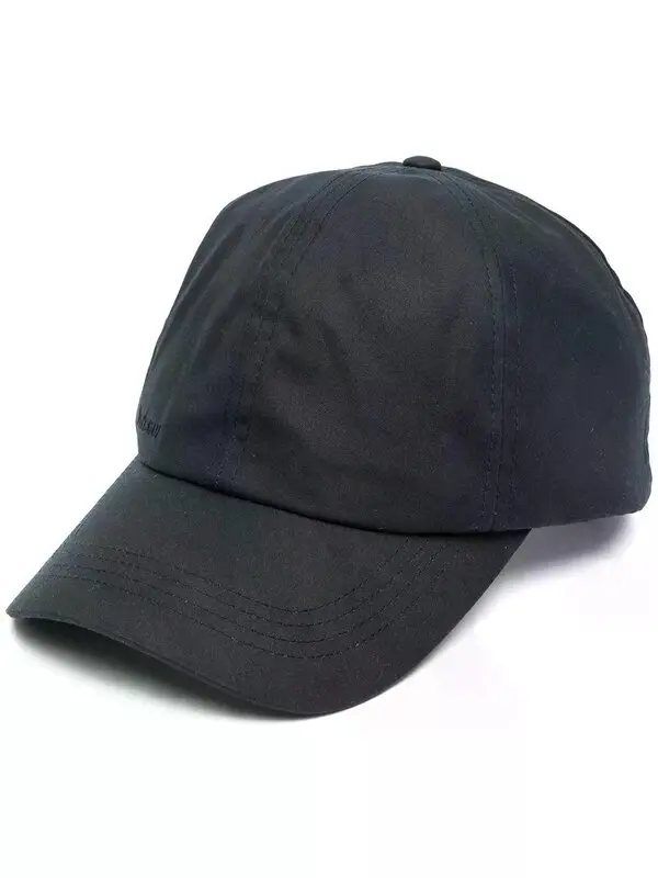 Barbour Cotton Logo-embroidered Cap - Blue