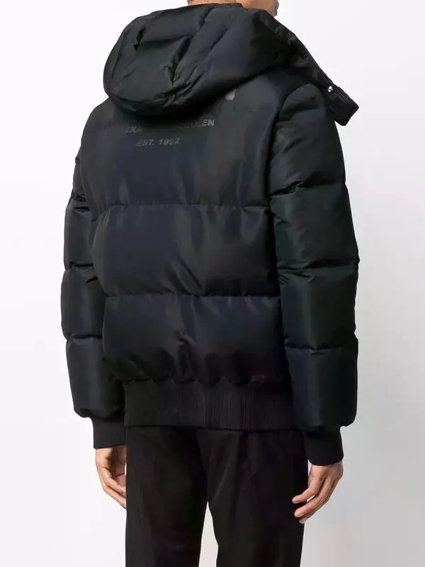 Alexander McQueen Logo-print Padded Puffer Jacket
