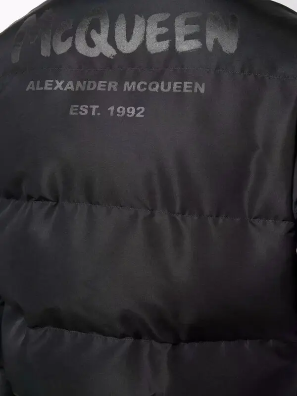 Alexander McQueen Logo-print Padded Puffer Jacket