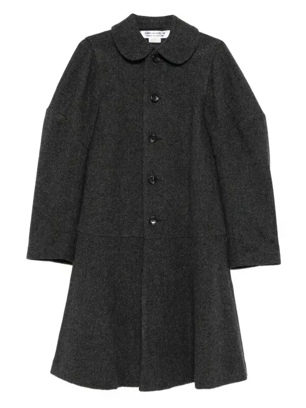 Comme Des Garçons Wool Single-breasted Coat