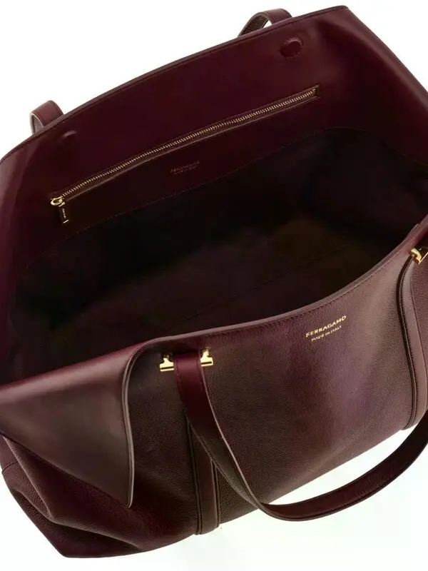 FERRAGAMO Large Folded-sides Tote Bag