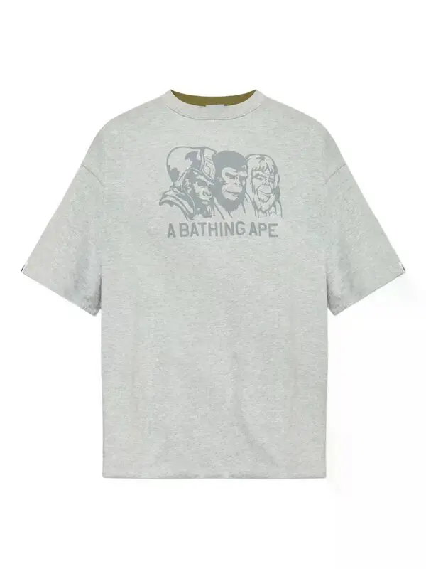 A BATHING APE Double Face Cotton T-shirt
