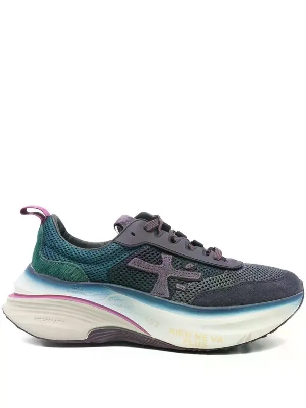 Premiata Logo Patch Sneakers