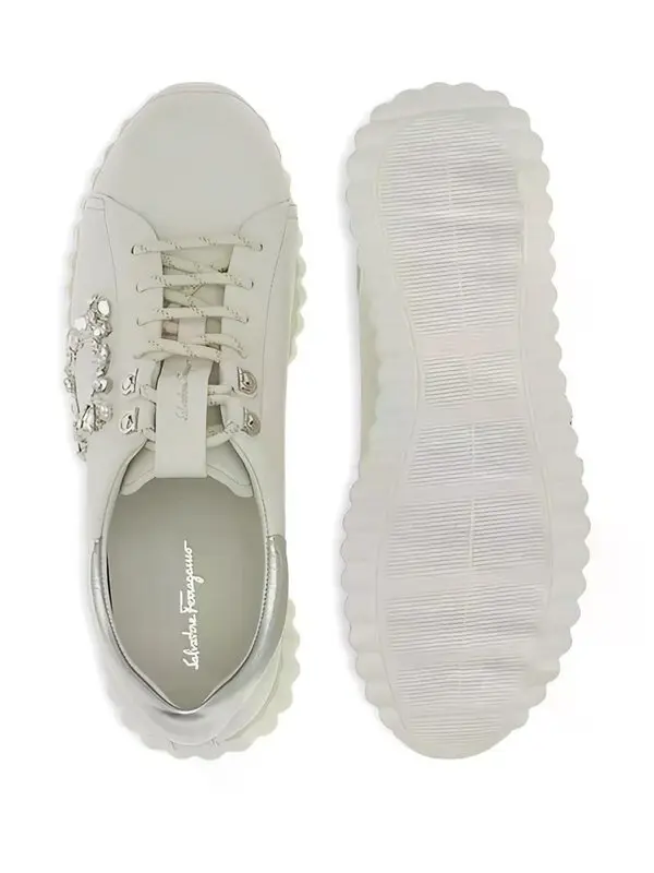 FERRAGAMO Gancini-motif Sneakers