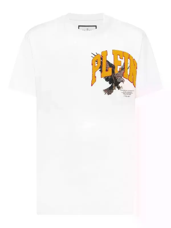 Philipp Plein Crystal Mini Eagle T-shirt - White