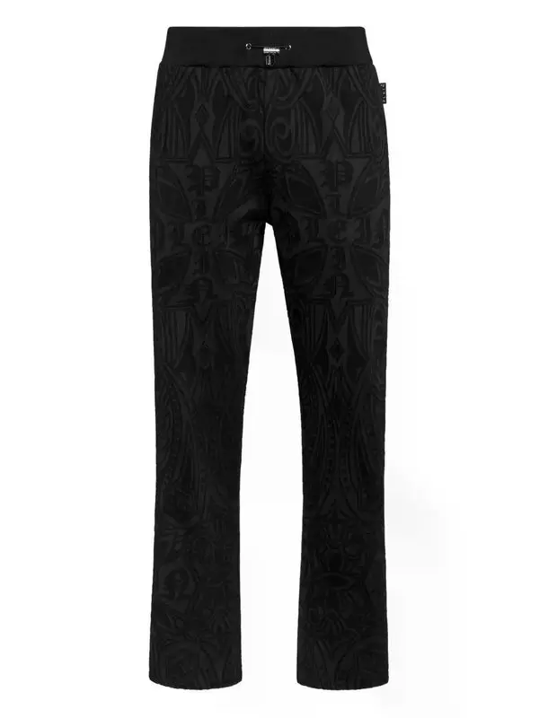 Philipp Plein Jacquard Pattern Trousers