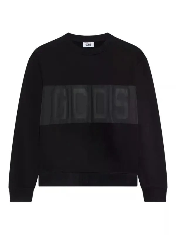Gcds Logo Panel Sweatshirt