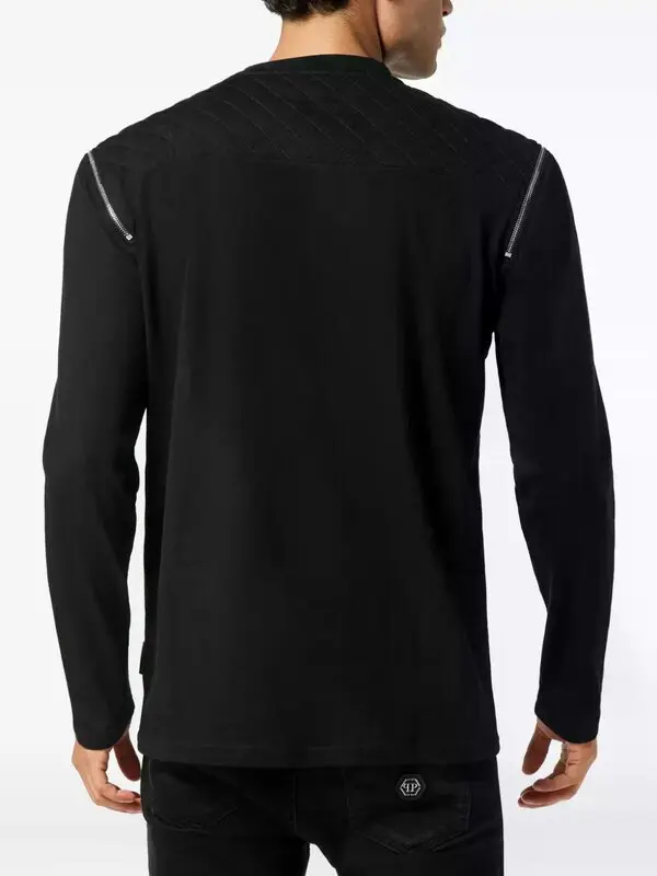 Philipp Plein Zip-detail T-shirt
