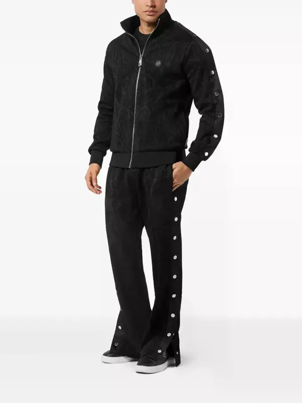 Philipp Plein Chrome Crest Track Jacket
