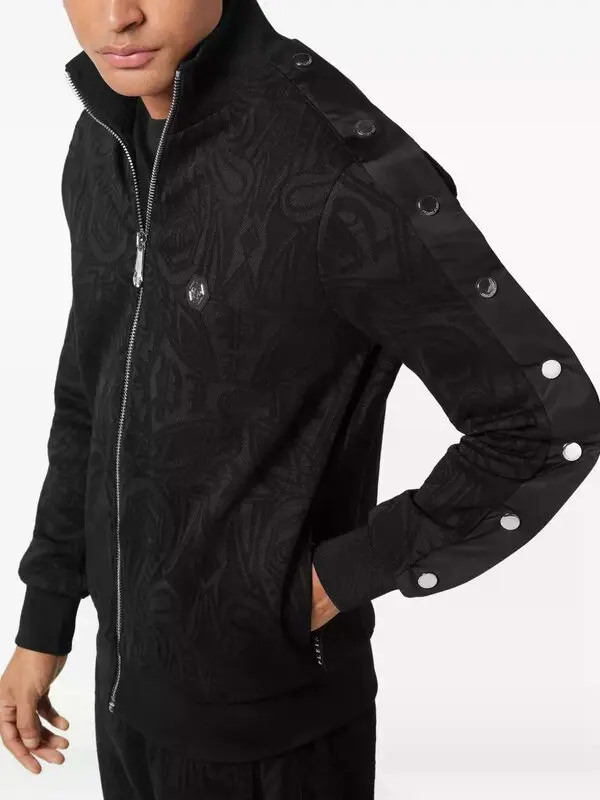 Philipp Plein Chrome Crest Track Jacket