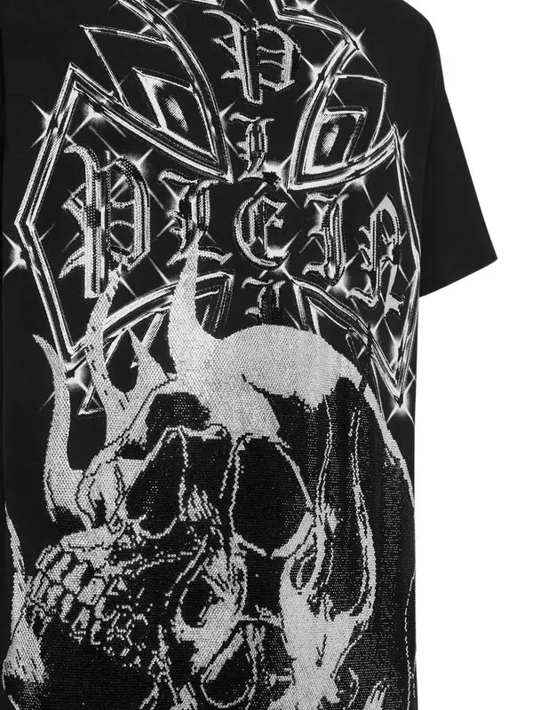 Philipp Plein Graphic-skull T-shirt