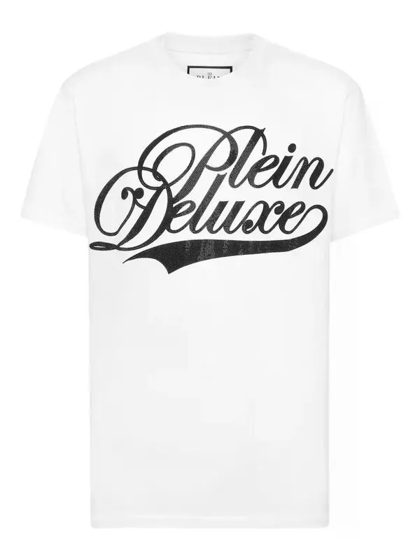 Philipp Plein Rhinestone-embellished T-shirt - White
