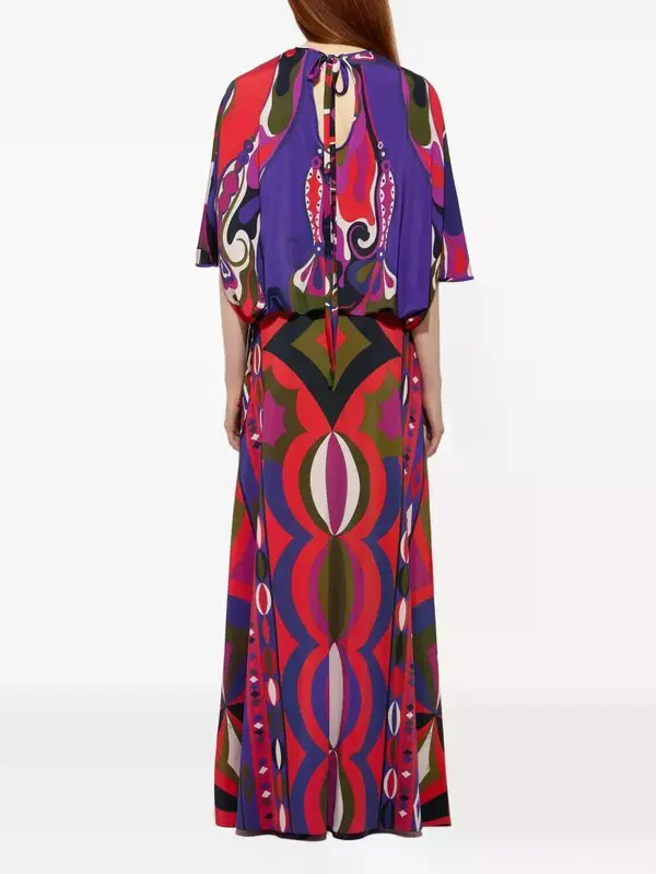Emilio Pucci Collane Print Maxi Skirt