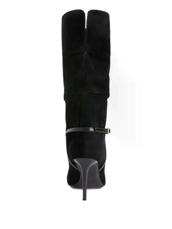 GIUSEPPE ZANOTTI 85mm Secret Pleated Suede Boots