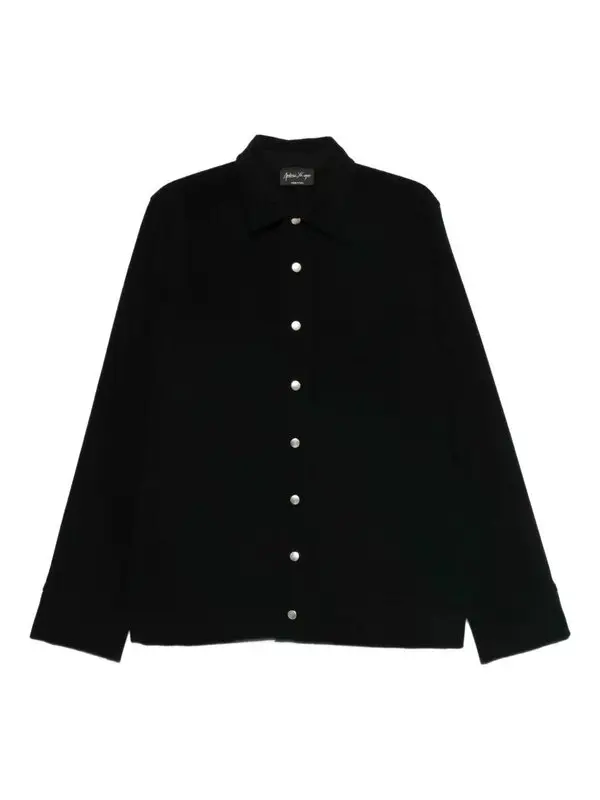 Andrea Ya'aqov Button-up Cashmere Shirt Jacket