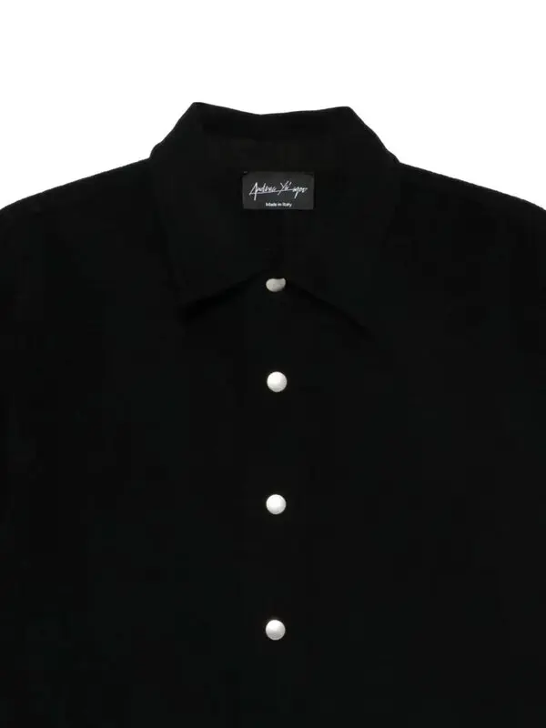 Andrea Ya'aqov Button-up Cashmere Shirt Jacket