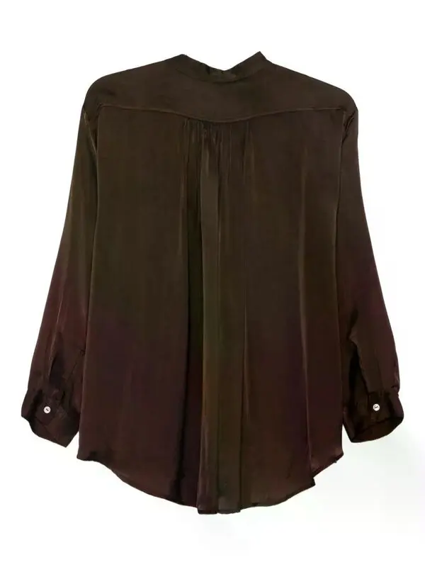 YAVI Button-up Silk Shirt