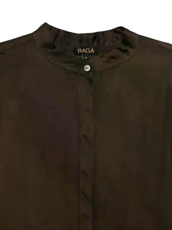 YAVI Button-up Silk Shirt
