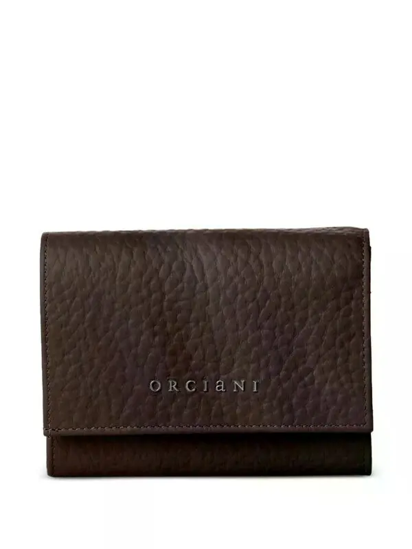 ORTIGNI Small Logo-appliqué Wallet - Brown
