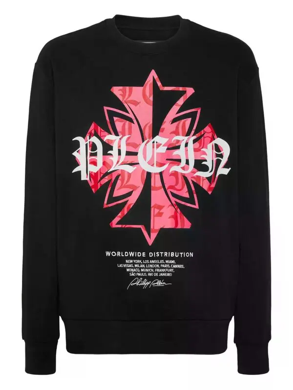 Philipp Plein Printed Crewneck Sweatshirt