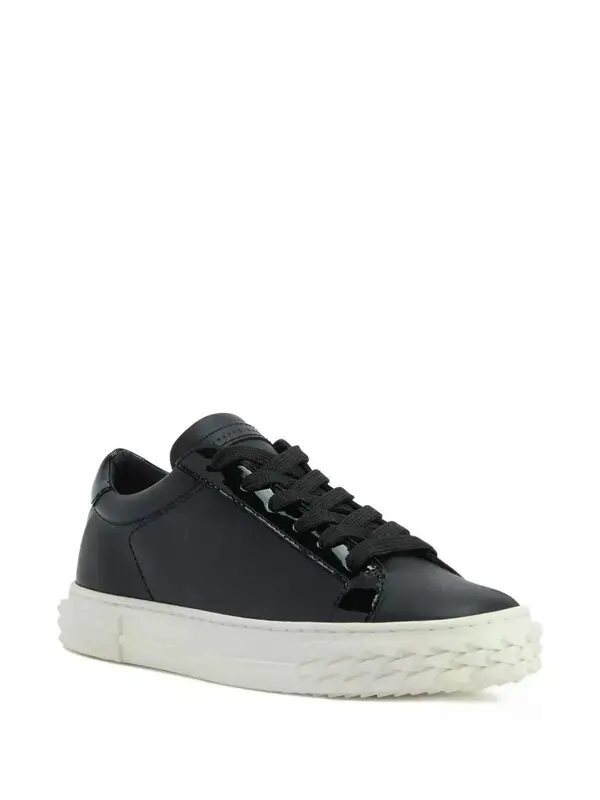GIUSEPPE ZANOTTI Blabber Patent-leather Sneakers