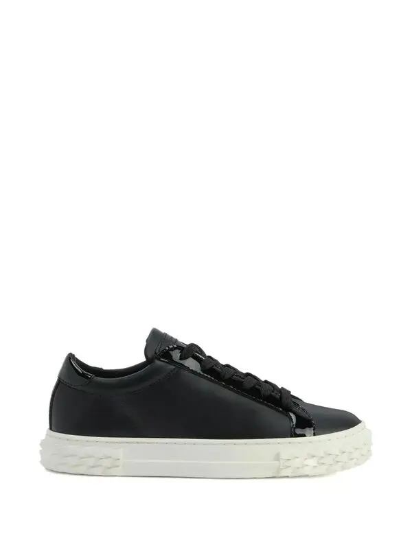 GIUSEPPE ZANOTTI Blabber Patent-leather Sneakers