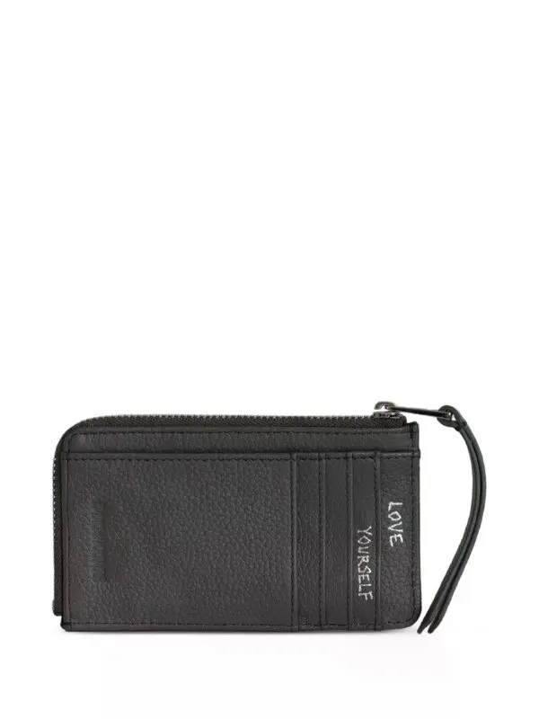 Zadig&Voltaire Wings-detail Top-zip Wallet - Black